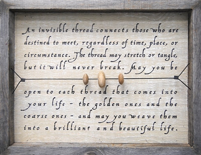 *MADE TO ORDER Art Print - An Invisible Thread - 18" X 14" – randoons